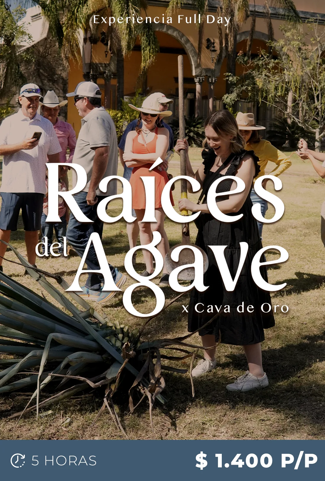 EXPERIENCIA RAÍCES DEL AGAVE - Tequila Cava de Oro