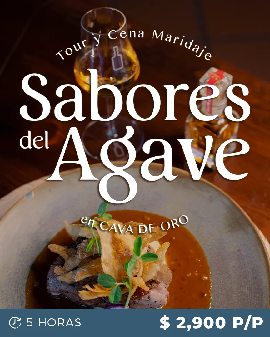 EXPERIENCIA SABORES DEL AGAVE - Tequila Cava de Oro